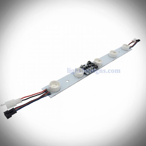 15W DC 24V light box edge lit led modules with focused concave lens